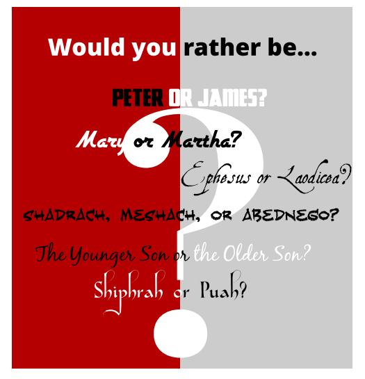 Would You Rather Be…? | StoryBoard
